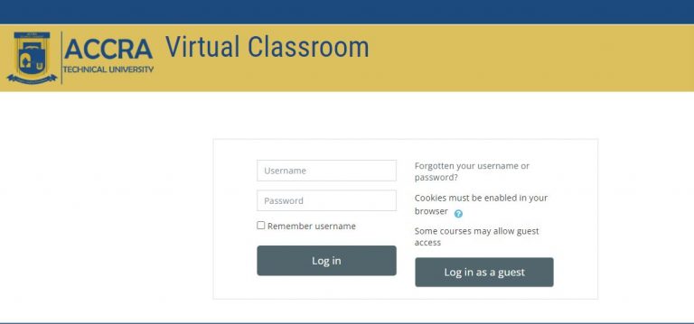 ATU Virtual Classroom Portal - Login | Accra Technical University ATU Virtual Classroom Portal - Login | Accra Technical University